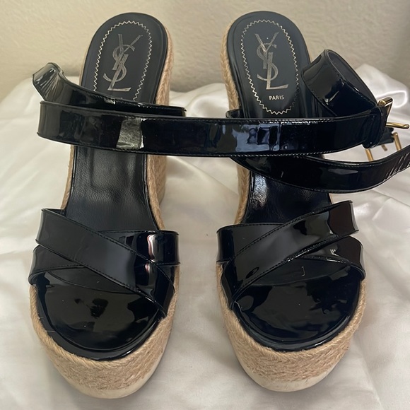 Yves Saint Laurent | Shoes | Ysl Yves Saint Laurent Malo 9 Platform Wedges | Poshmark